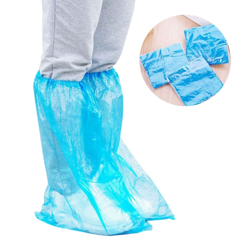1Pair Durable Plastic Disposable Rain Shoe Covers ... – Grandado