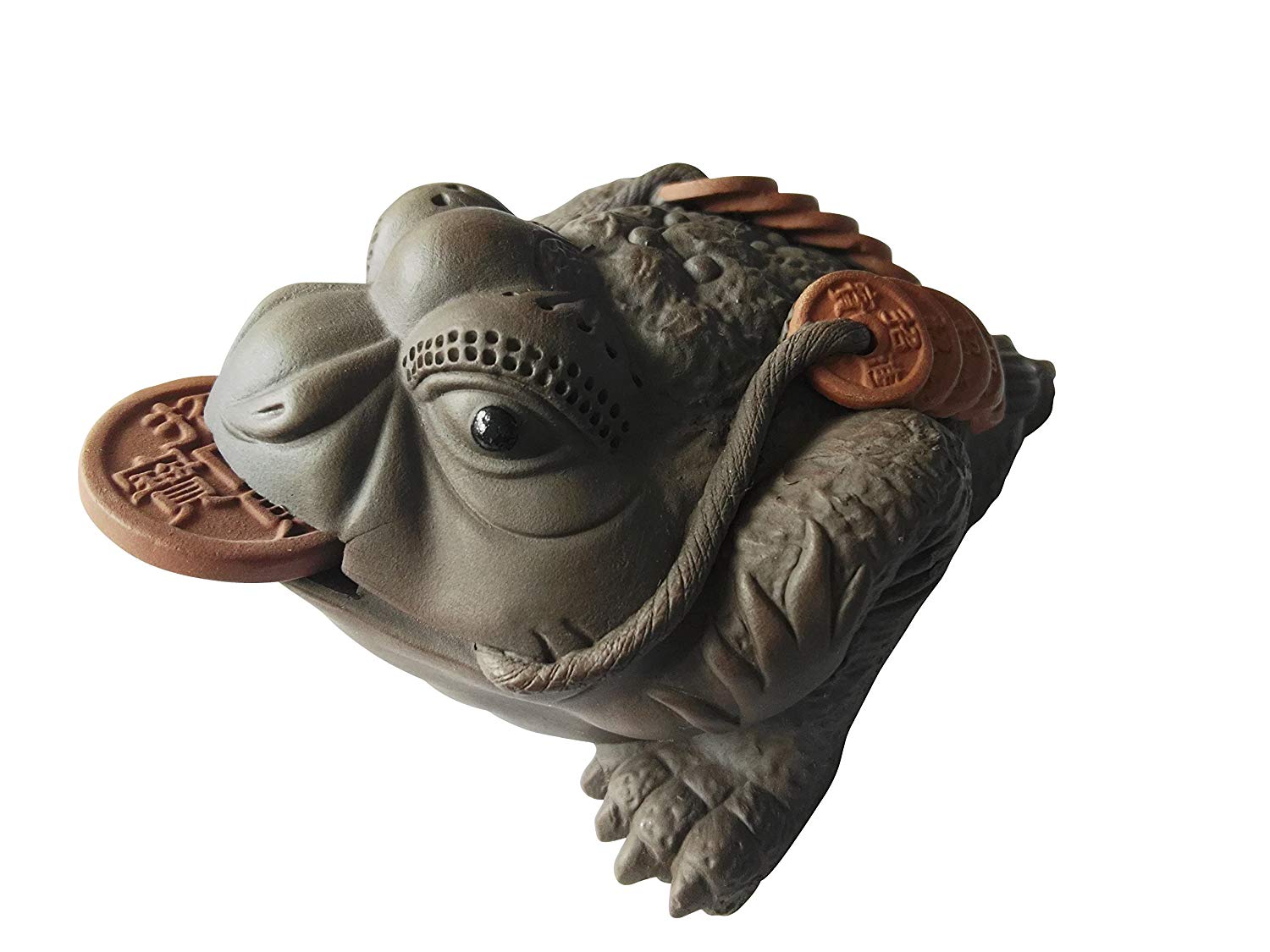 Chinese Tea Pet Zisha Lucky Toad Traditional Handm... – Grandado