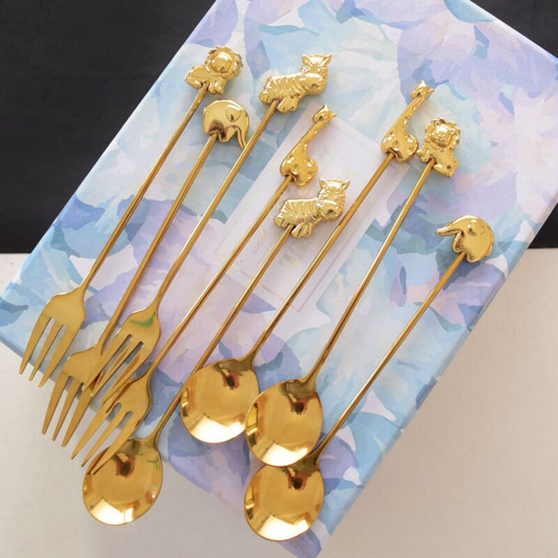 Cute Animal Coffee Spoon Stainless Stirring Spoon ... – Grandado