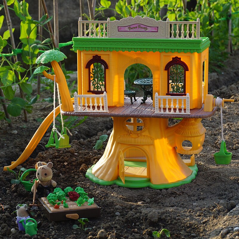 Forest Animals 1/12 Adventure Tree House Set Dollh... – Vicedeal