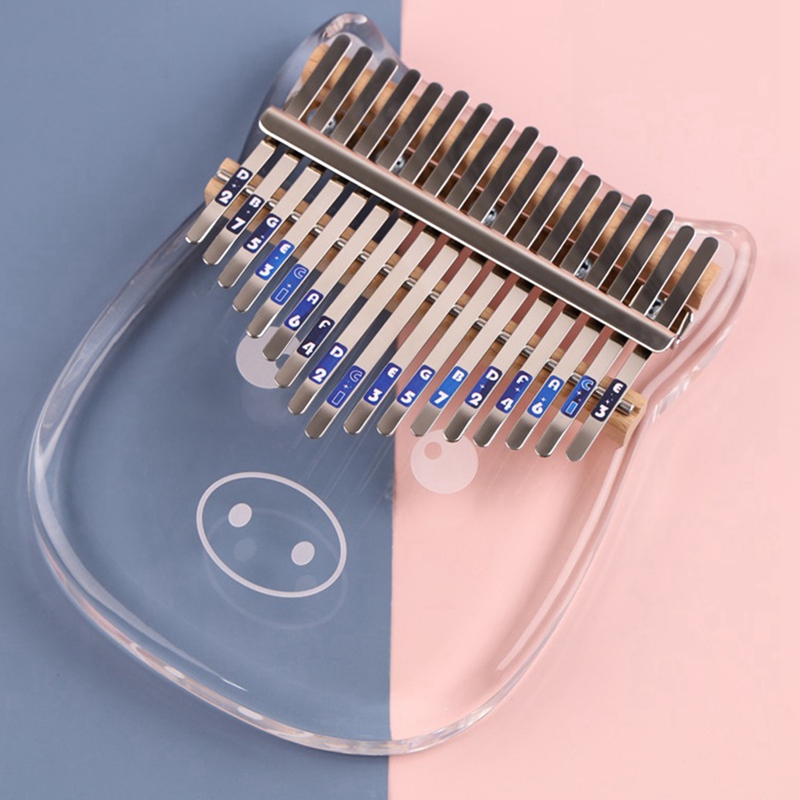 Cute 17 Keys Thumb Piano Kalimba Finger Piano Port... – Vicedeal