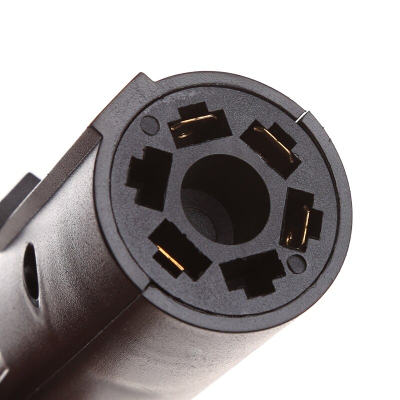 7 Way Round to 4 Pin Flat Blade Trailer Connector ... – Grandado