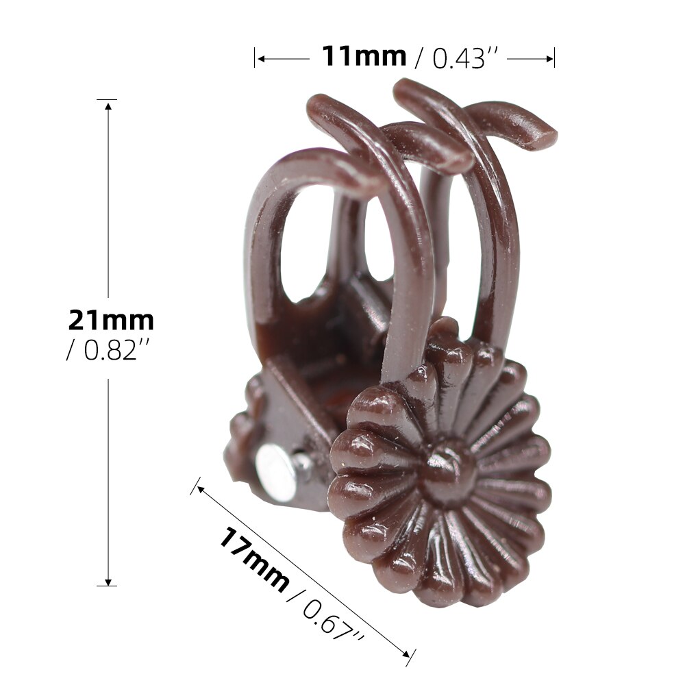 20-50PCS 5-Claw Brown Orchid Clips Garden Plant Cl... – Grandado
