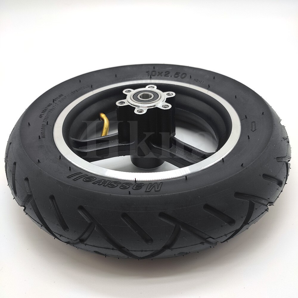 10 Inch Pneumatic Wheel 10x2.50 Tire with Disc Bra... – Vicedeal