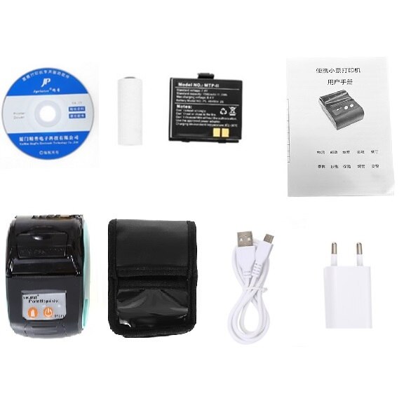 GOOJPRT PT210 58MM Bluetooth Thermal Printer Porta... – Vicedeal