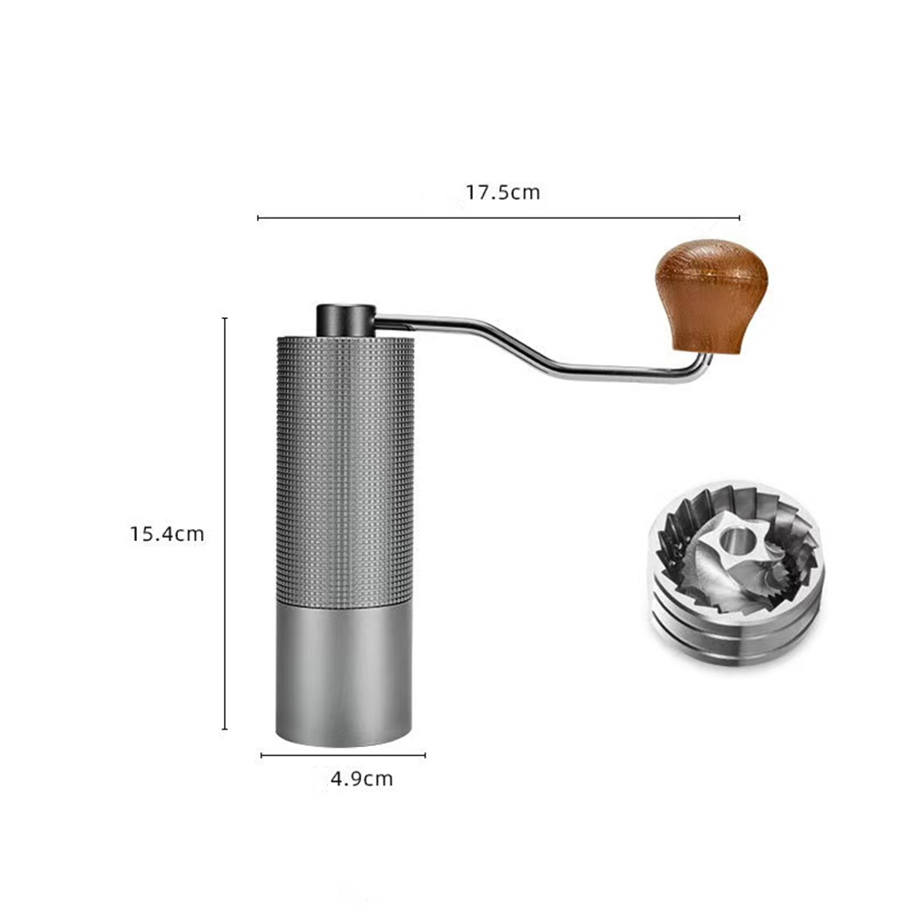 Chestnut Manual Coffee Grinder Burr Inside Portabl... – Grandado