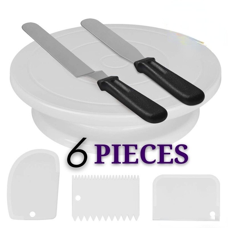 Cake Turntable Set Decorating Baking Tools Decor S... – Vicedeal