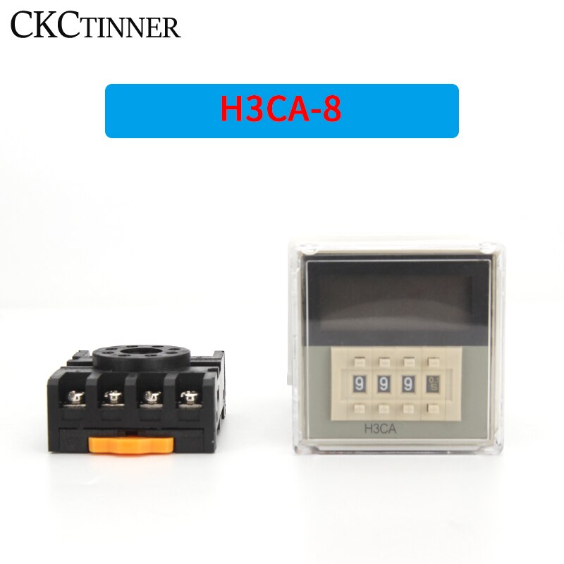 H3CA-8 Tijd Relais Vertraging Timer 0.1S-9990Hpin ... – Vicedeal
