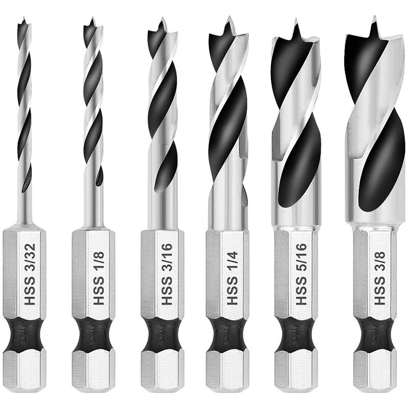 Woodworking Hexagon Shank Drill Bits High Speed St... – Vicedeal