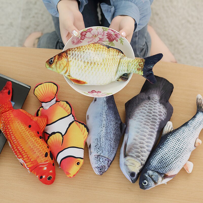 30CM USB Electric Plush Simulation Fish Antistress... – Grandado
