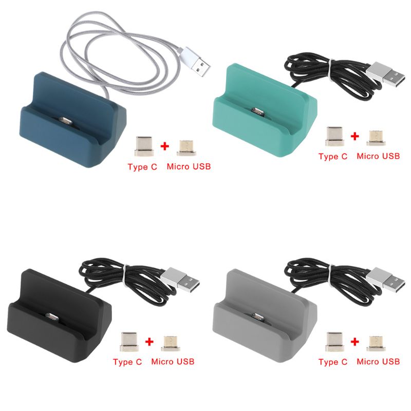 Magnetic Micro USB + USB Type C Connector Charging... – Vicedeal