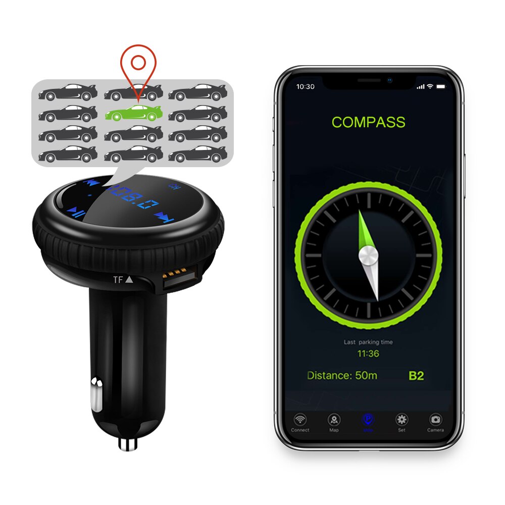 ONEVER BT69 Bluetooth Car Kit Music Player FM Tran... – Grandado