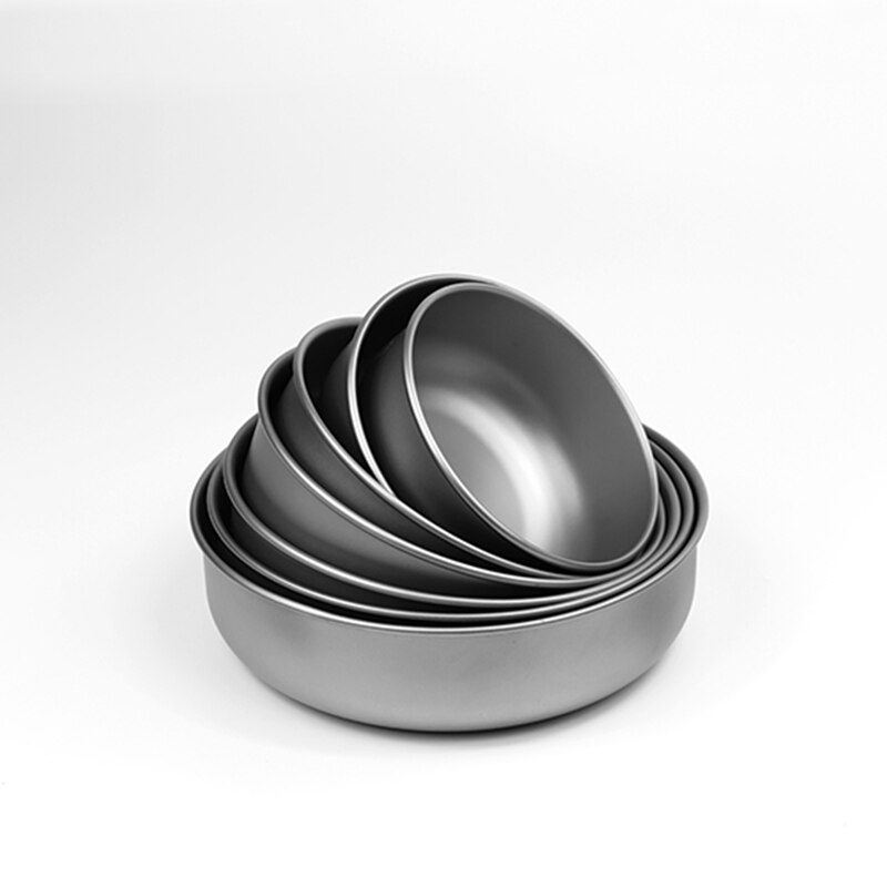 Plate Sets Titanium Bowl one Set 7 Pieces Family K... – Grandado