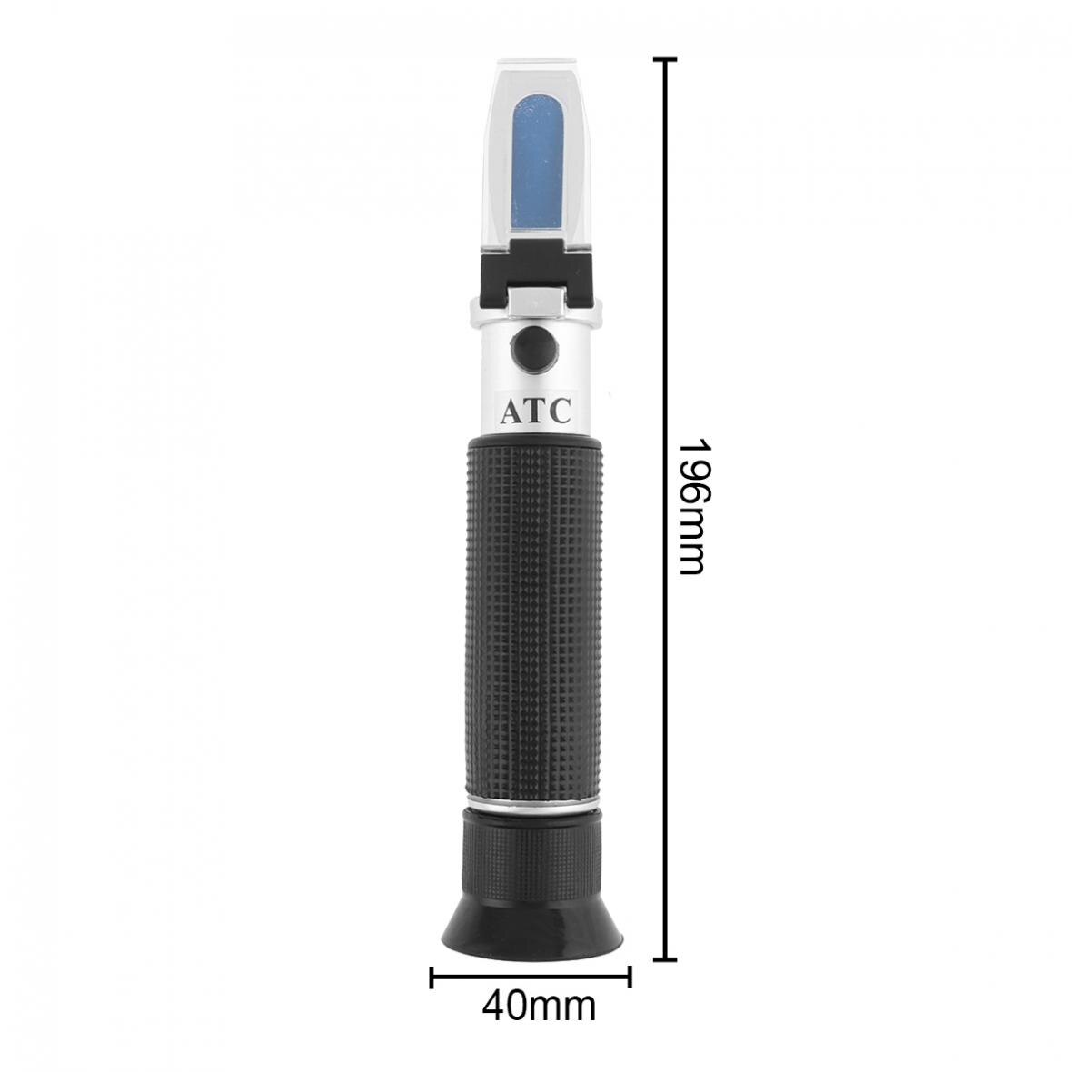 Hand Held 0 -80% ATC Adjustable Alcohol Refractome... – Grandado