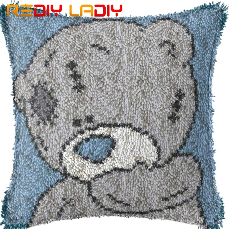 Klink Haak Kussen Lui Ezel Pre-Gedrukt Canvas Kuss... – Grandado