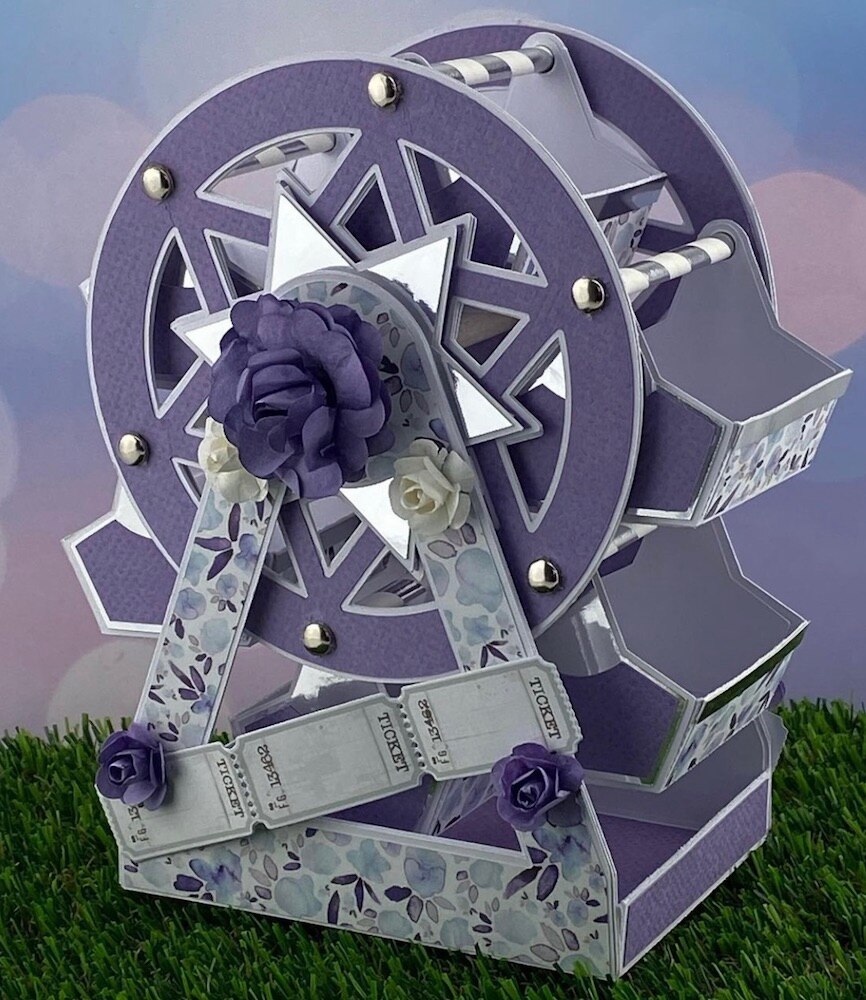 KSCRAFT 3D Ferris Wheel Metal Cutting Dies Stencil... – Grandado