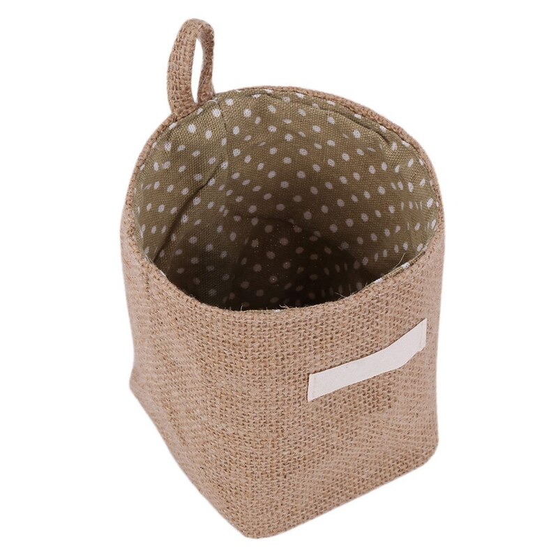 Cotton Linen Art Flower Pot Small Sack Hanging Jut... – Vicedeal