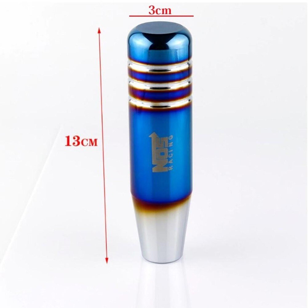3CM Gear Shift Knob Blue Burnt Lever Head M8 M10 M... – Grandado