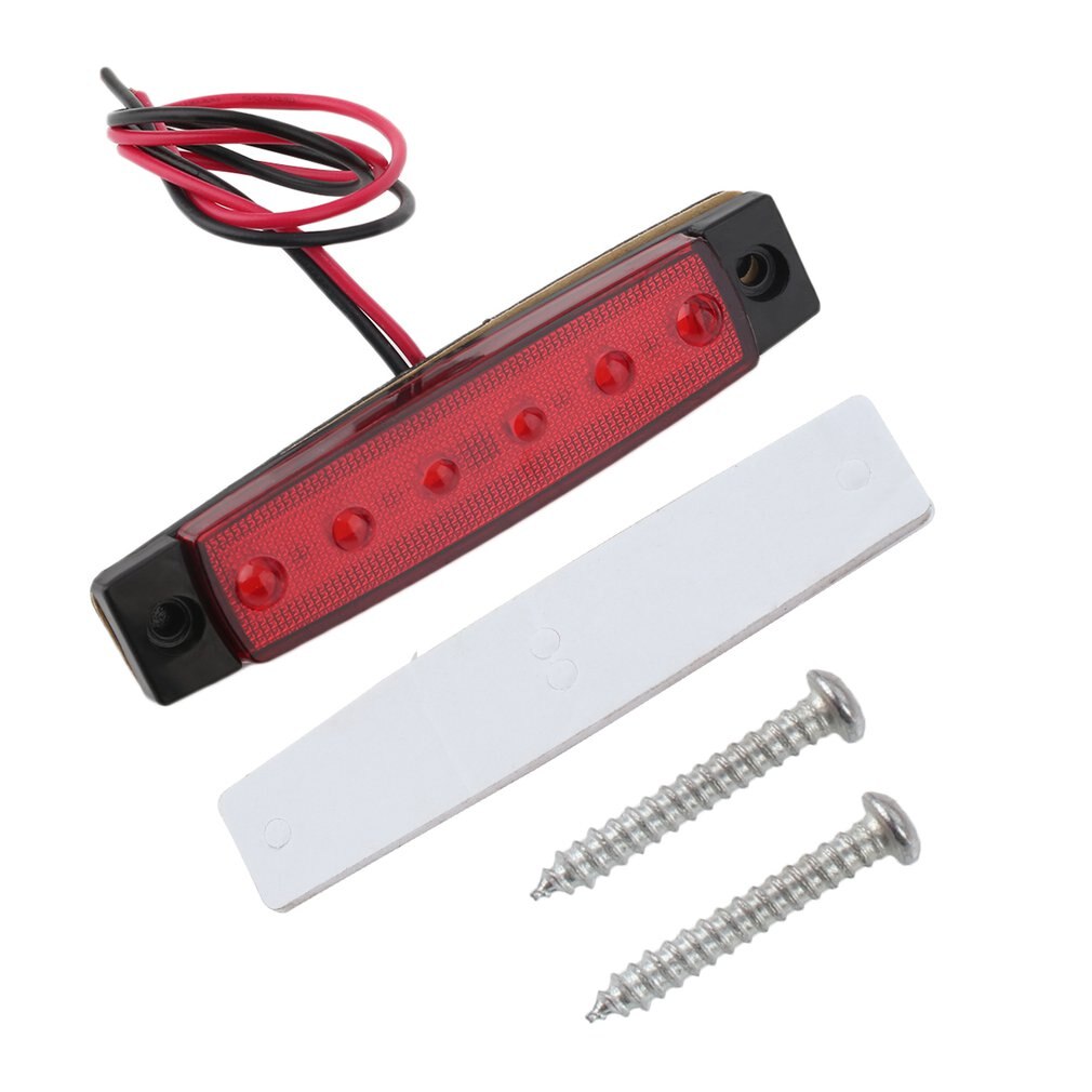 12V 6 LED Trailer Truck Clearance Side Marker Subm... – Vicedeal
