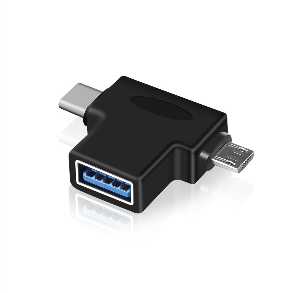 2 In 1 Phone OTG Adapter Data Cable Micro USB & Ty... – Grandado