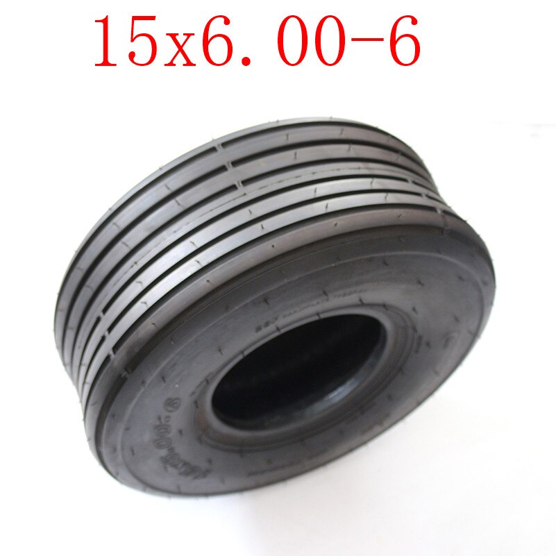 Size 15x6.00-6 Straight Rib Lawn & Garden Tire whe... – Grandado