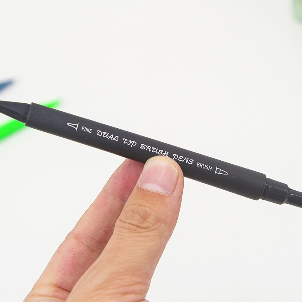 100PCS Colors Dual Tip Brush Pens Watercolor Marke... – Vicedeal