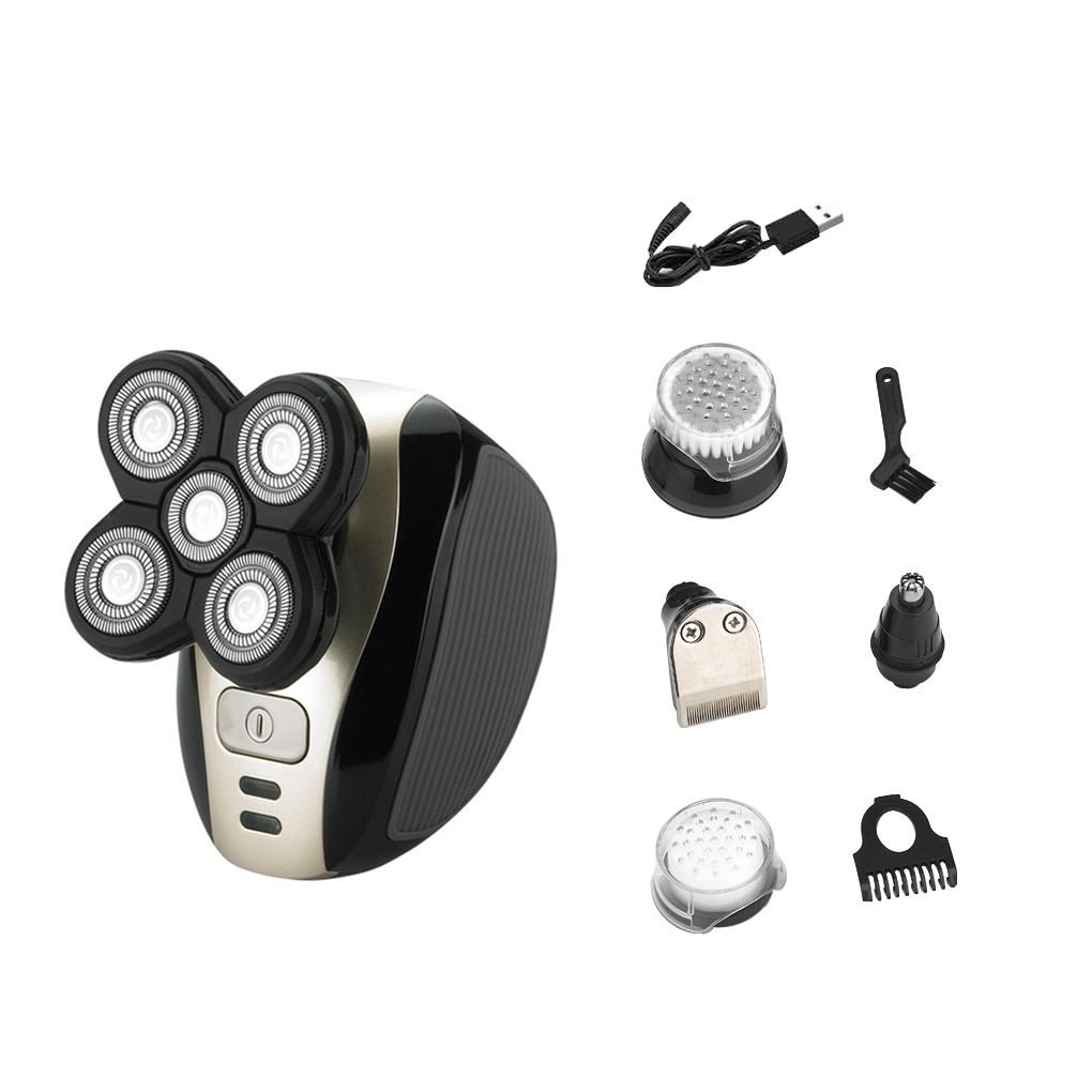 5 In1 4D Electric Shaver for Men Rechargeable Bald... – Grandado