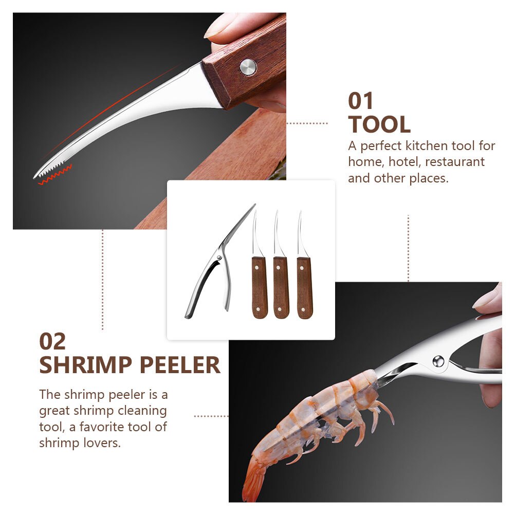 1 Set Shrimp Line Peeler Kitchen Supplies Shrimp C... – Vicedeal