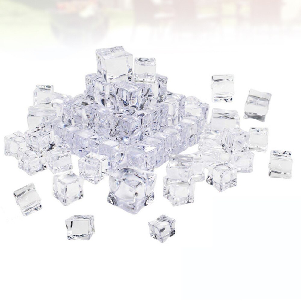 36Pcs Simulation Ice Cubes Acrylic Ice Block Trans... – Grandado