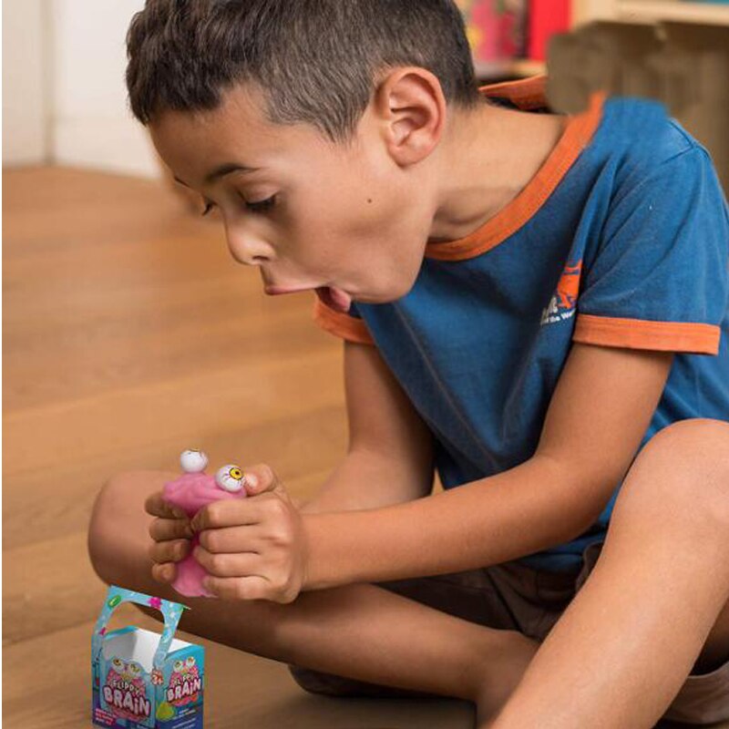 Flippy Brain Squishy Eye Popping Squeeze Fidget To... – Grandado