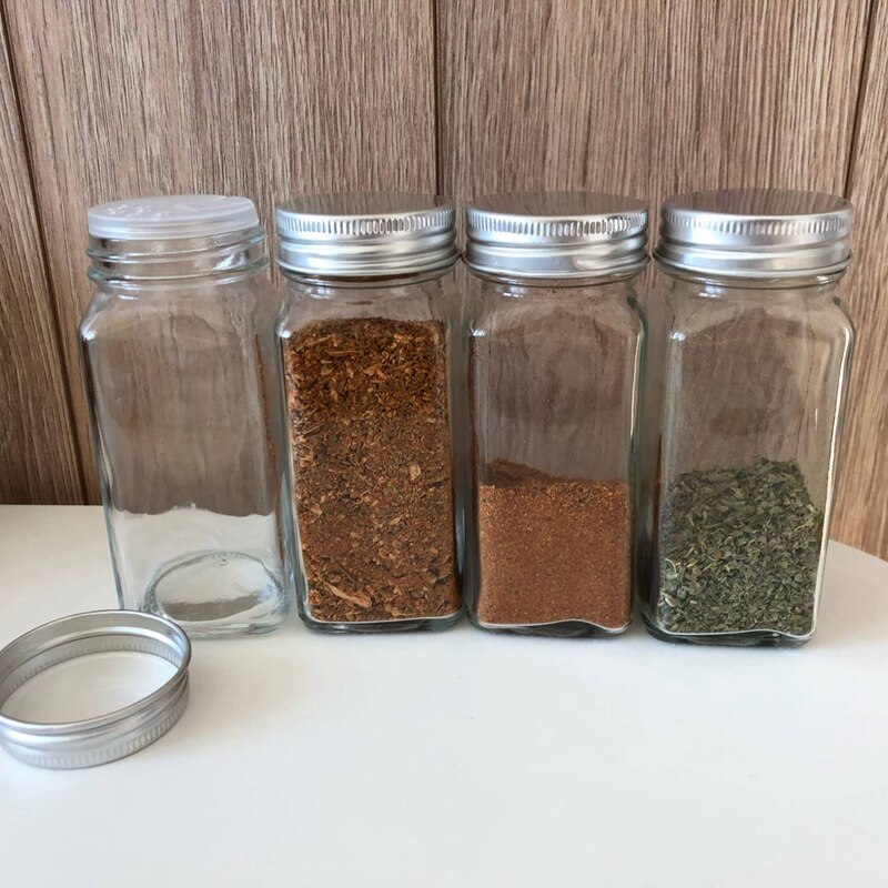 12PCS Condiment Jar Set,Transparent Plastic Bottle... – Grandado