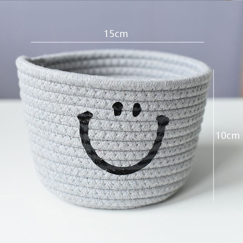 Smile Storage Baskets Cosmetic Organizer Table Sun... – Vicedeal