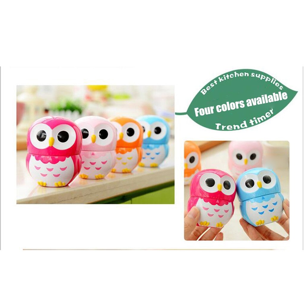 55 Minutes Kitchen Timer Alarm Mechanical Owl Shap... – Grandado