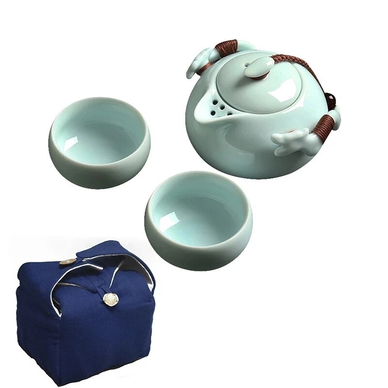Gaiwan drinkware tea sets ceramic teapot kettle te... – Grandado