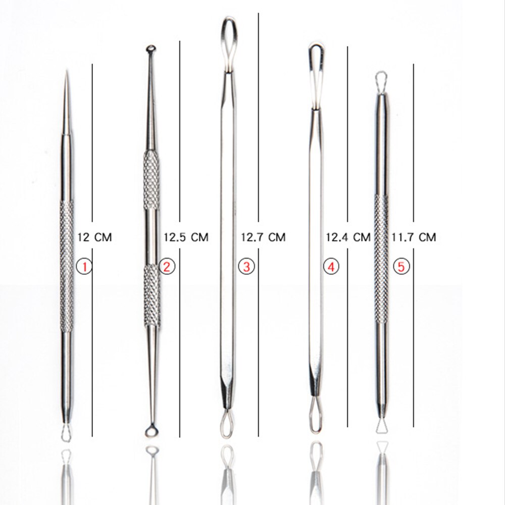 5 Teile/satz Edelstahl Akne Pickel Nadel Kit mit s... – Vicedeal