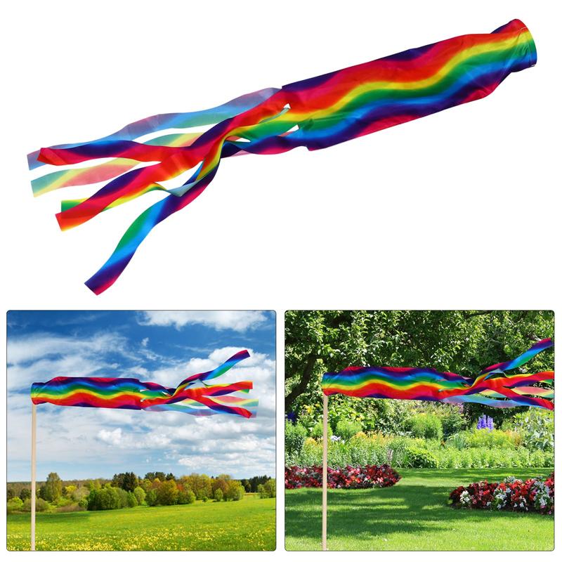 Regenboog Streep Windzak Decoratieve Wind Richting... – Vicedeal