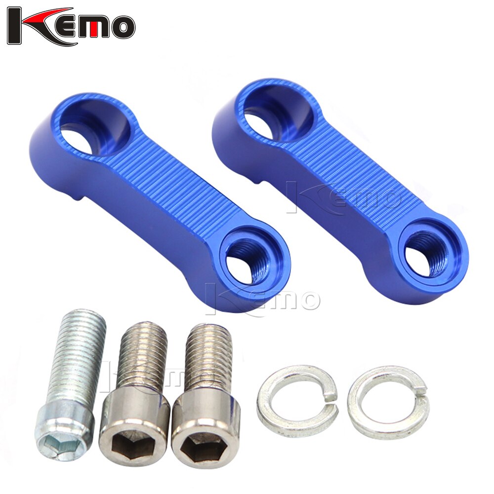 2pcs CNC Motorcycle Mirror Riser 8mm 10mm Universa... – Grandado