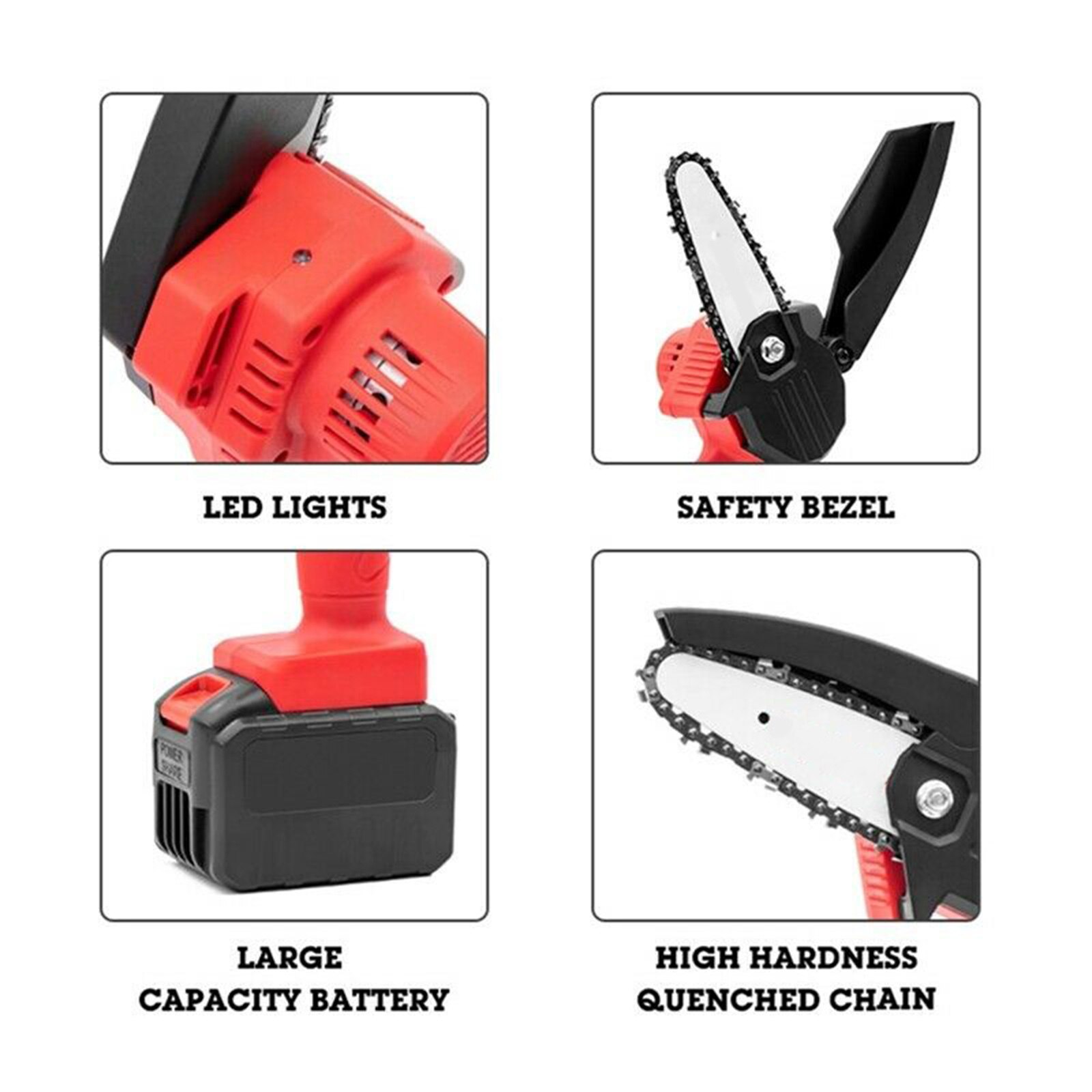 Mini Electric Saw Chainsaw 24V 550W For Woodworkin... – Grandado