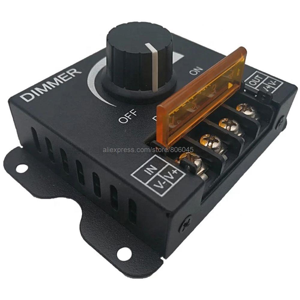LED Dimmer Switch DC12V-24V 30A Max Voltage Regula... – Grandado