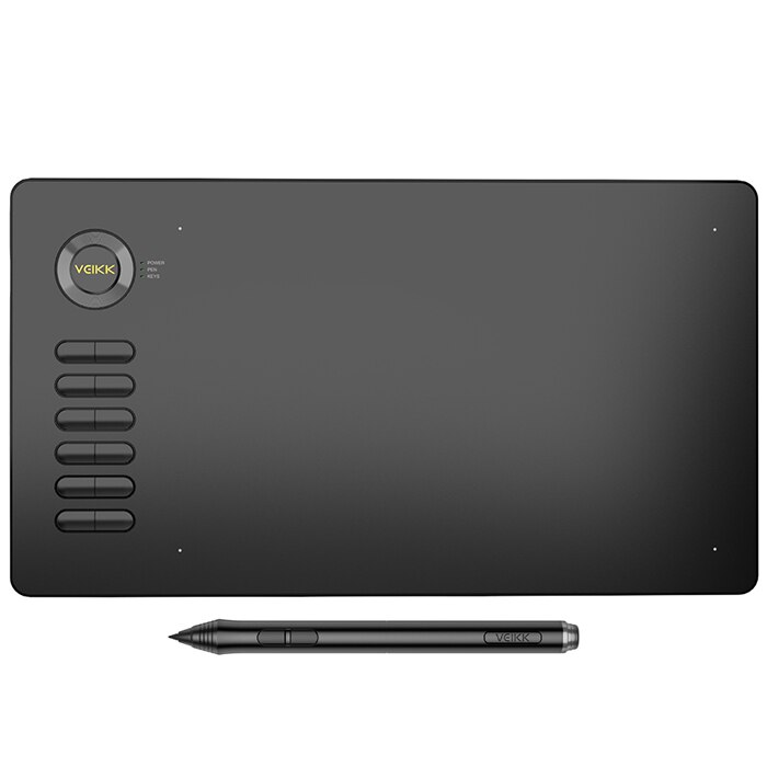 VEIKK A15 10 X 6 Inch Digital Drawing Tablet 0.9cm... – Grandado