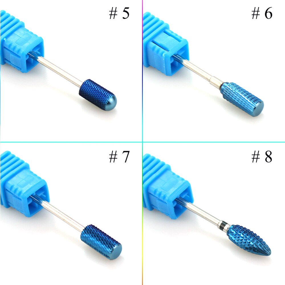 1pc Blauw Carbide Nail Drill Voor Machine Rotary C... – Grandado