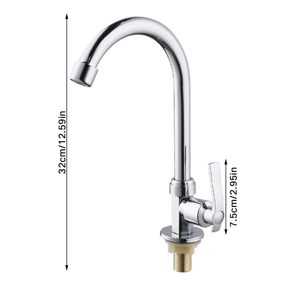 360 Degree Rotary Bathroom Faucets Mixer Stainless... – Grandado