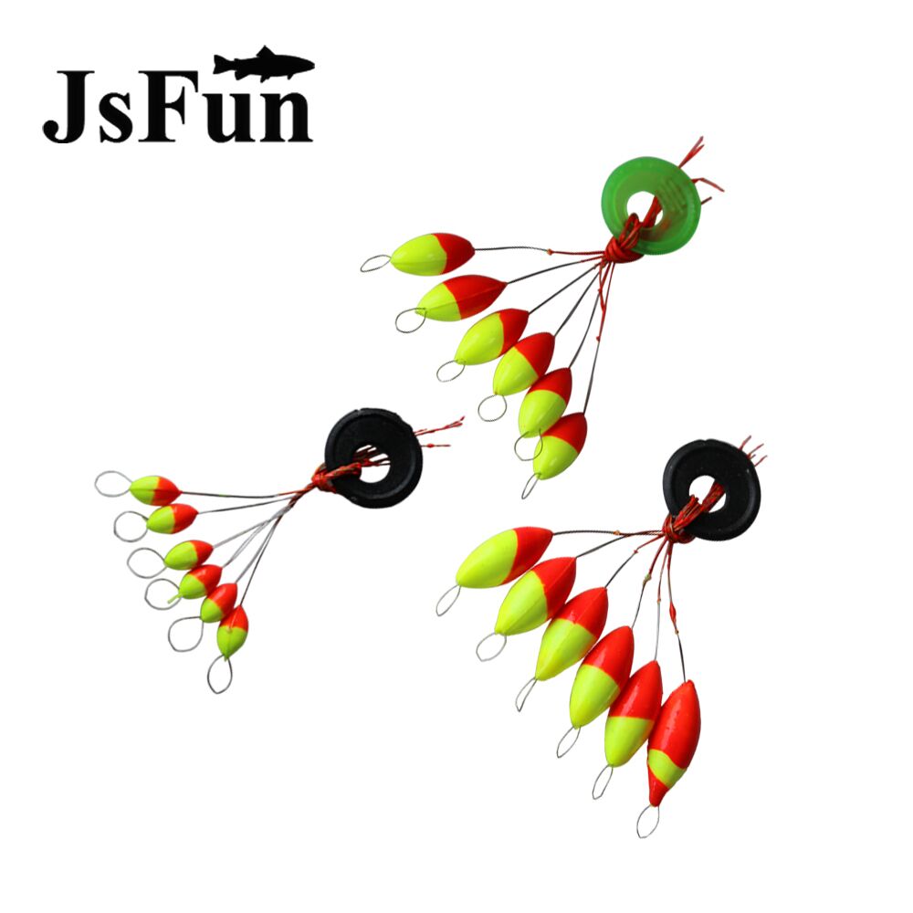 10 Packs/60 pcs Zeven-ster Ovale Mini Vissen Float... – Vicedeal