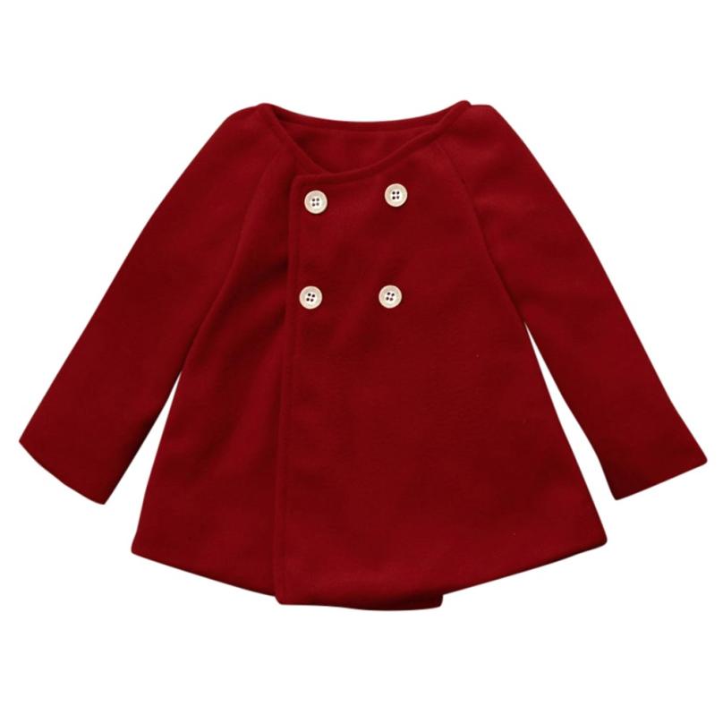 CHAMSGEND Baby Toddler Girls Kids Button Coat Outw... – Vicedeal