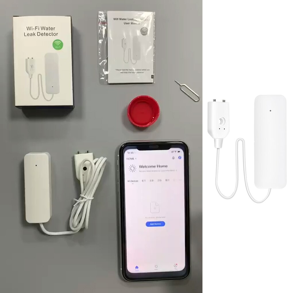 Water Leakage Alarm WiFi Smart Overflow Sensor Kit... – Grandado