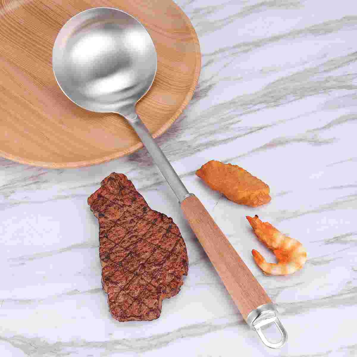 1PC Stainless Steel Soup Ladle Polished Utensil Co... – Grandado