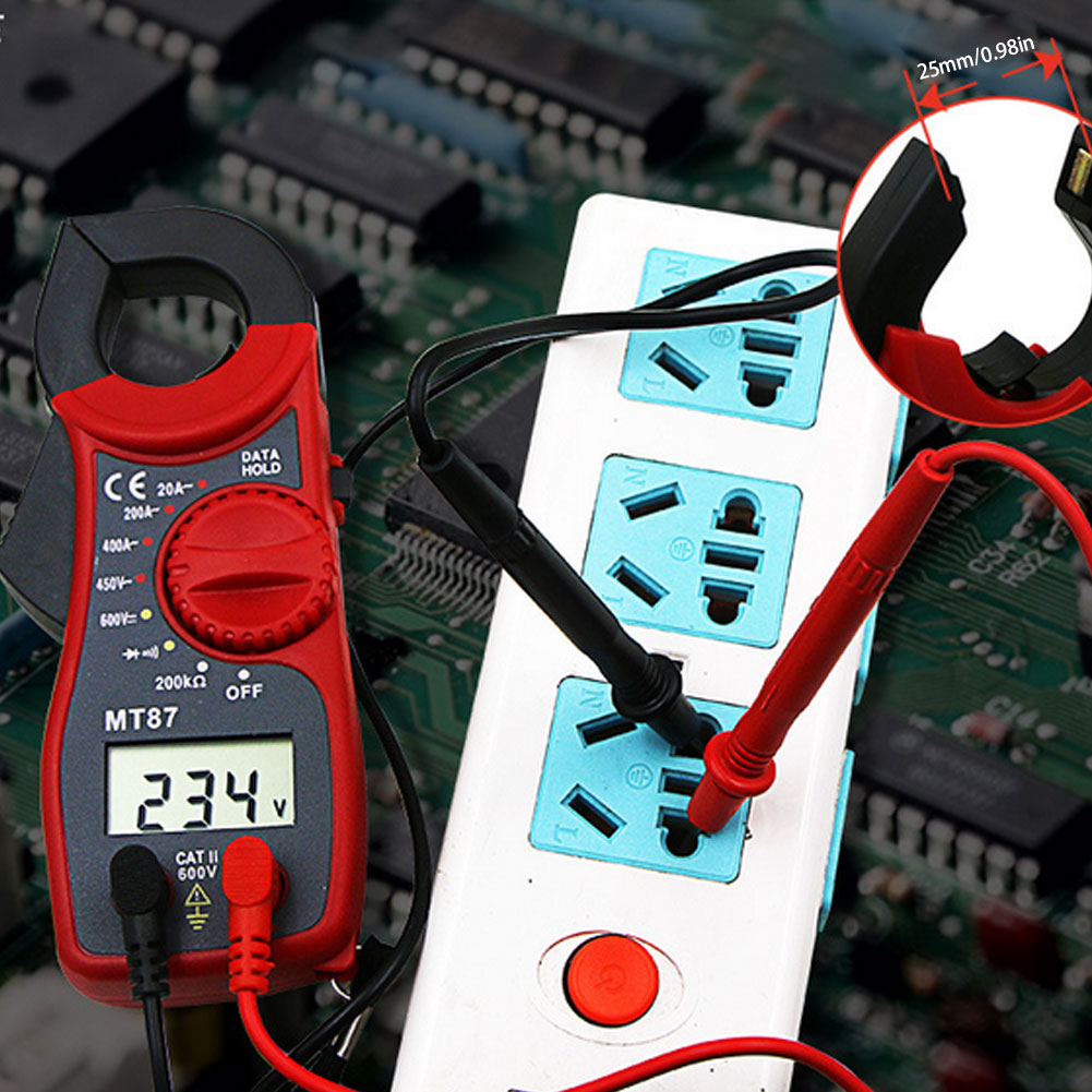 MT87 Mini Digital Clamp Meters AC/DC Voltage AC Cu... – Vicedeal