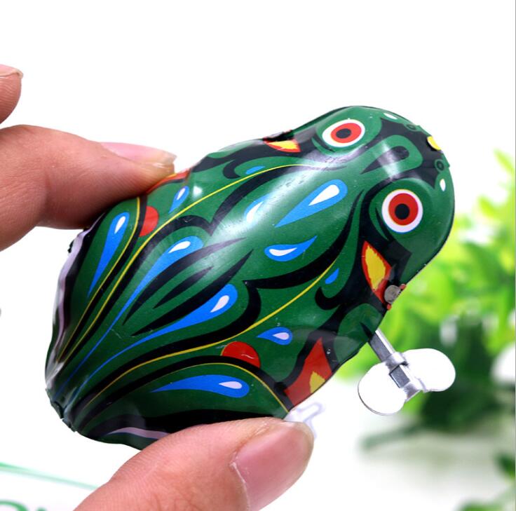 3pcs/set Clockwork Frog Toys Kids Classic Tin Wind... – Grandado