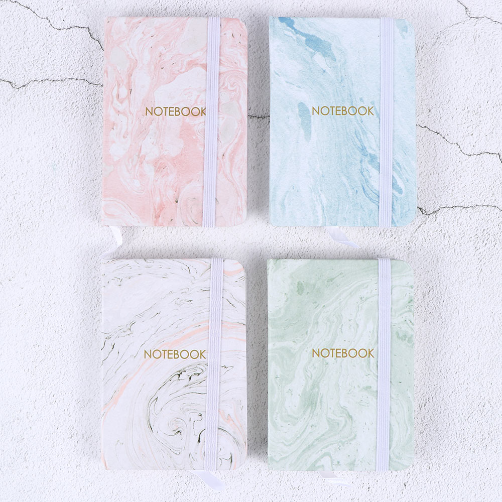Japanese Stationery Marble Designs Notebook Hard C... – Vicedeal
