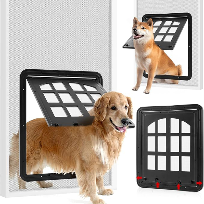 Large Dog Screen Door Flap Opening Dog Door for Sc... – Vicedeal